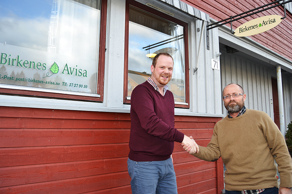 Geir Willy Haugen (31) er den nye redaktøren • Birkenesavisa